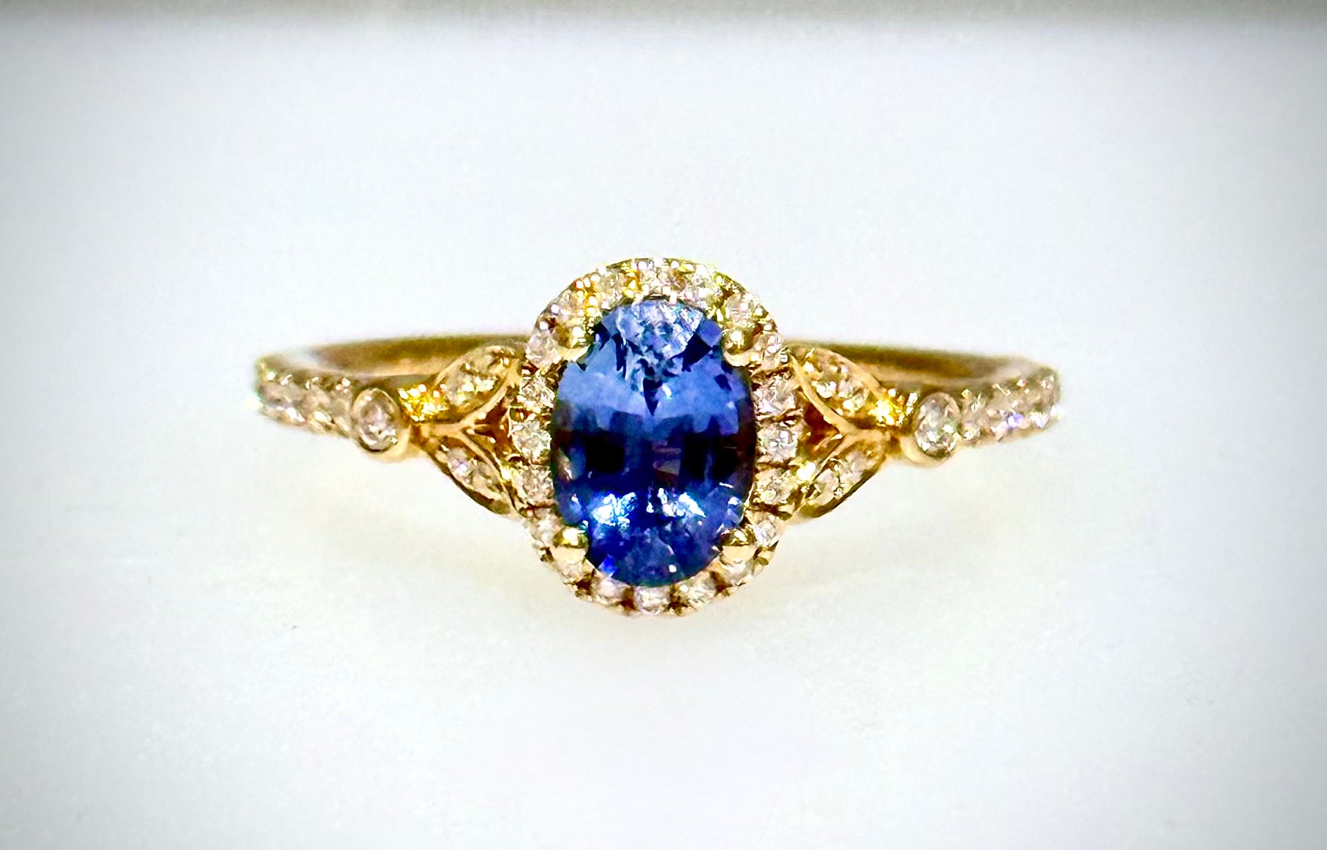 Oval Sapphire and Diamond Ring – Baldwin Jewelers